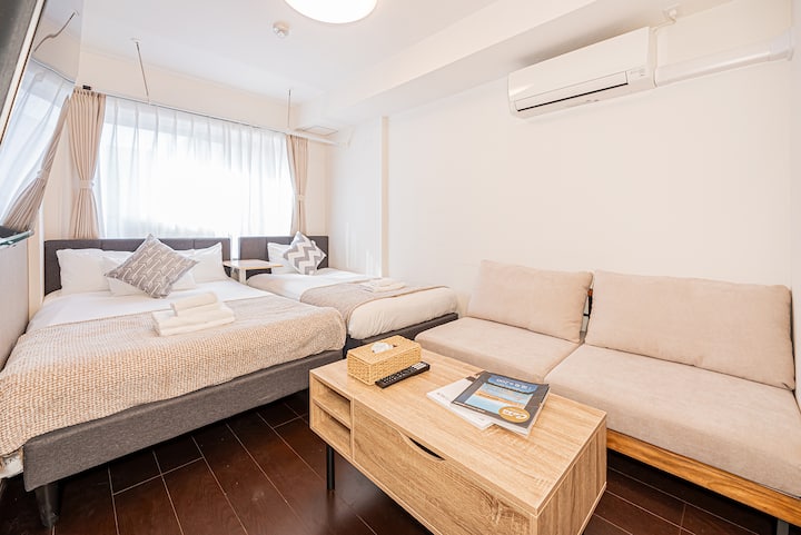2 Beds Apt W/ Wifi Near Skytree, Easy To Transport - Tokyo