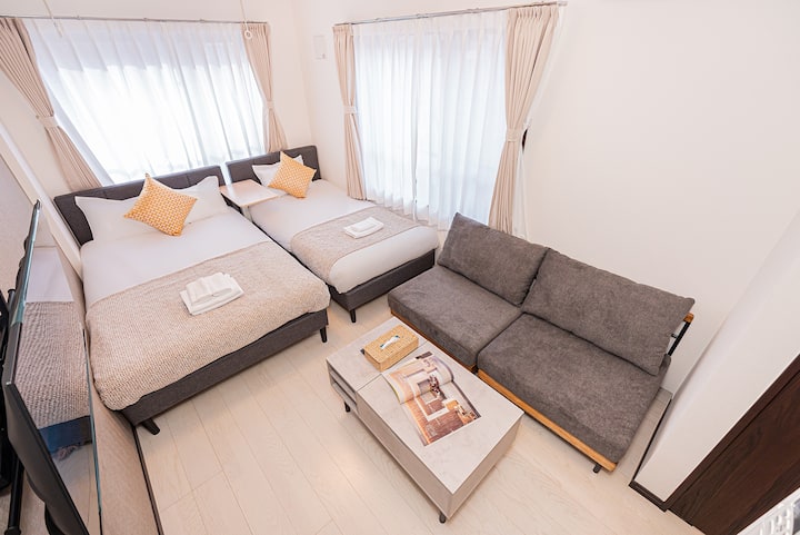 2 Beds Apt W/ Wifi Near Skytree, Easy To Transport - Tokyo