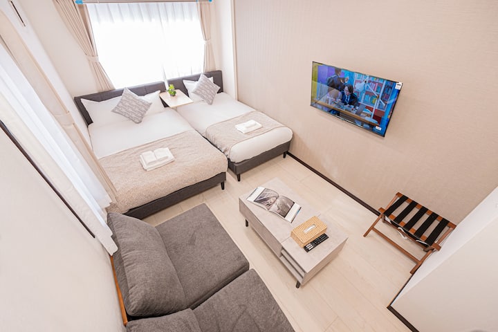 2 Beds Apt W/ Wifi Near Skytree, Easy To Transport - Akihabara