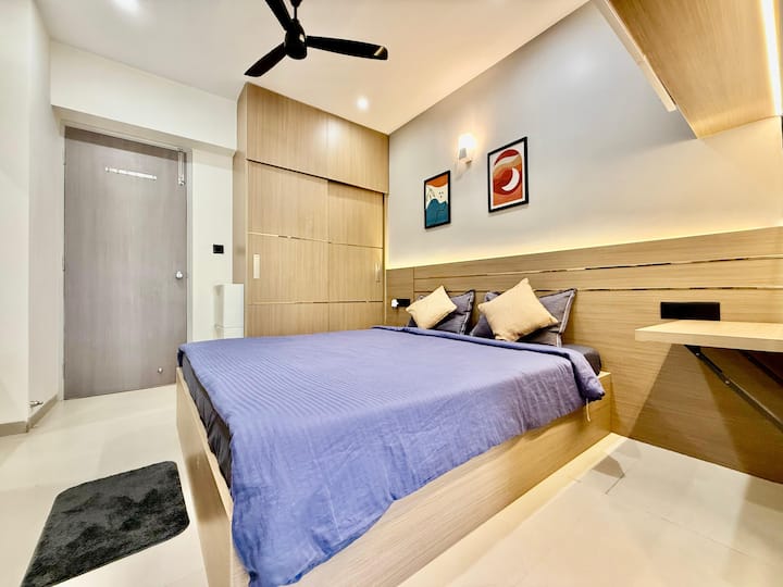 European Style 1bhk+kitchen, Short & Long Stays - Bangalore