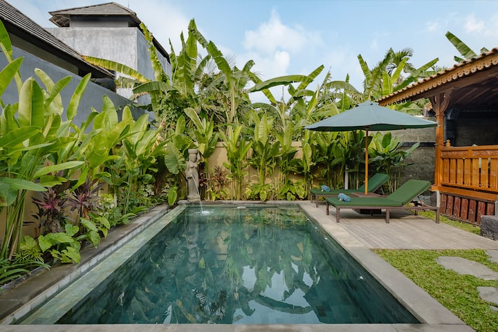 Wooden Private Pool Villa Closed To Ubud Center - Ubud
