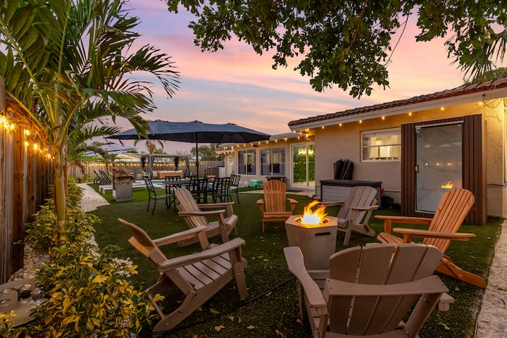 Wellness Retreat Ft Steam Sauna *1 Mi To Beach* - Boca Raton, FL