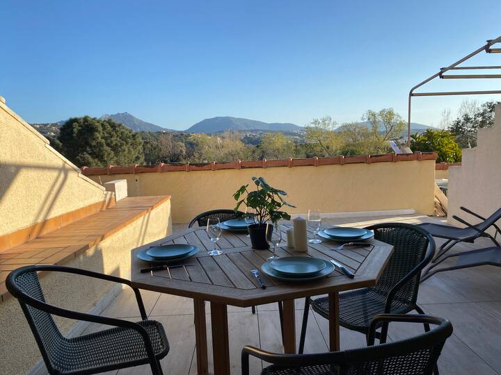 Maison T2 Climatisée 300m Plage - Propriano