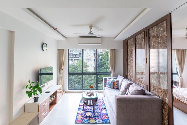 Cozy, Upscale 1 Bhk Apt Near Bkc - Mumbai