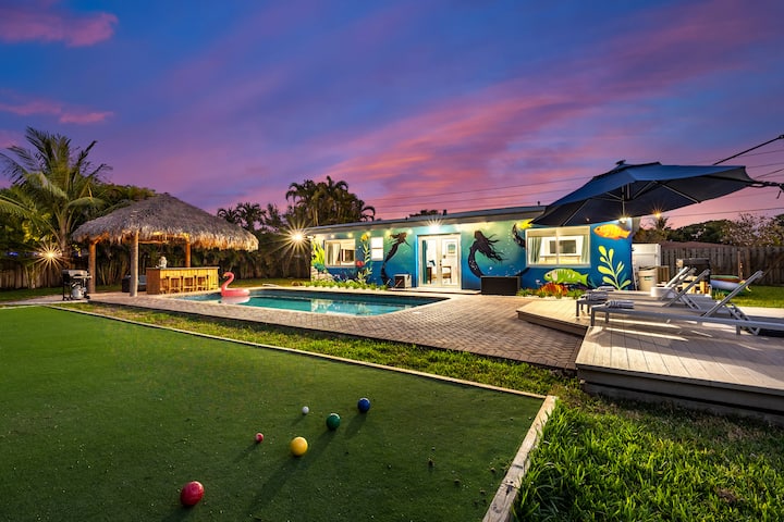 Mermaid Escape | Heated Pool | *2.5 Miles To Beach - Pompano Beach, FL