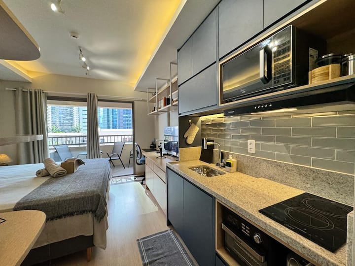 New Smart Studio Completo Next  Metro F.lima. - Sao Paulo