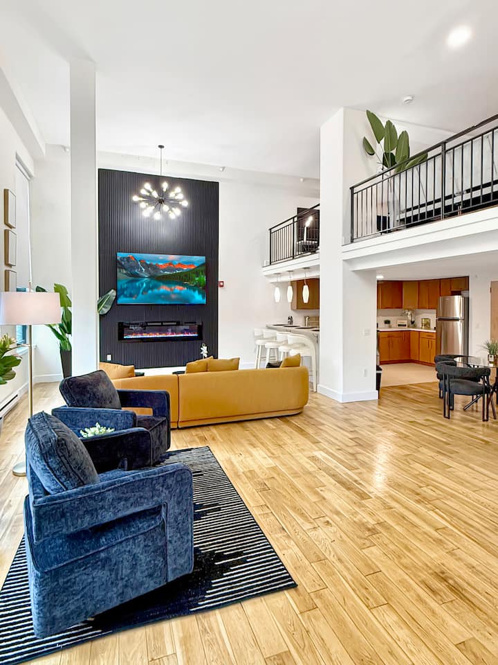 Jan 38% Promo:luxe Loft W/ Gym Near Nyc + Metlife - Bloomfield, NJ