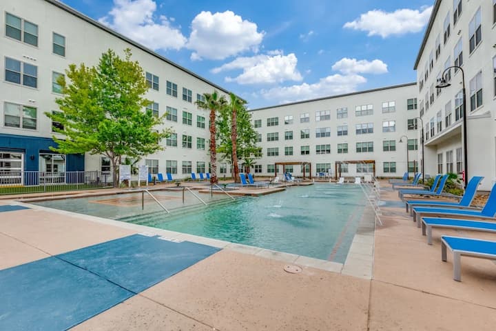 Great For Short Stay! | With Pool, Gym & Fast Wifi - 샌안토니오