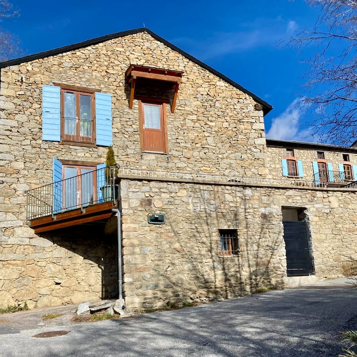 L'adret - Logement Chaleureux Bâtisse Pyrenéenne - Font-Romeu-Odeillo-Via