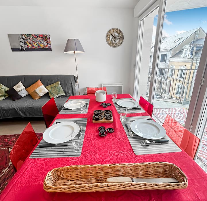 T3 Quartier Washington/gare Avec Parking - 勒芒