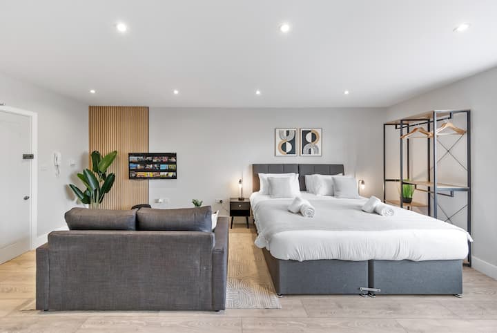 Modern 1br Fast Central Access Ac 2 Beds Sleeps 4 - Barnet