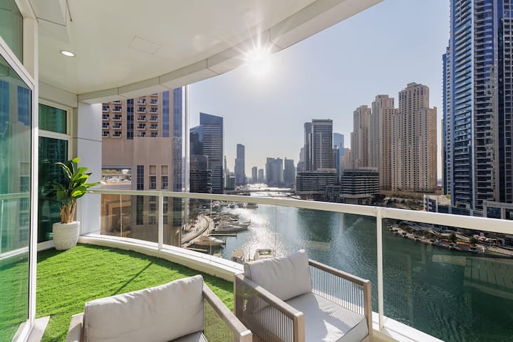 Incredible View | Walk To Beach & Metro | Sleeps 6 - Dubai Marina
