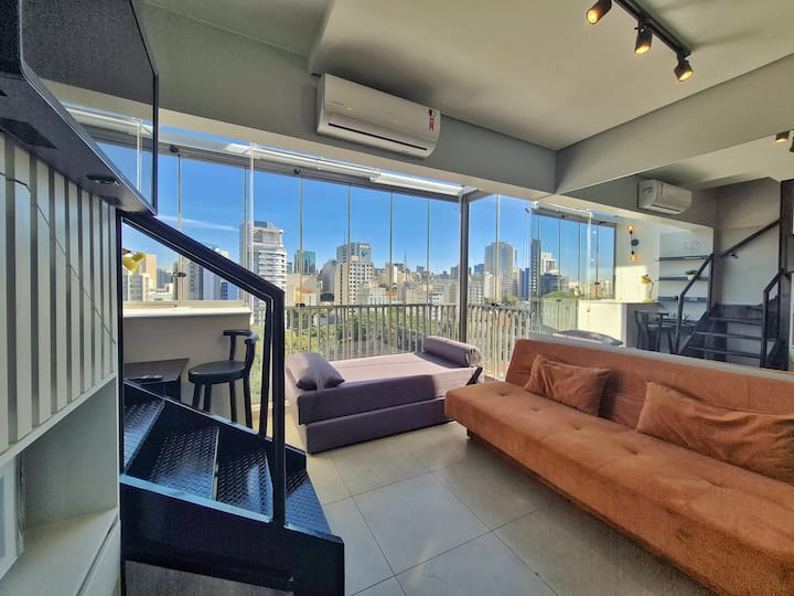 Loft Encantador Paulista (Vaga) - Paraíso
