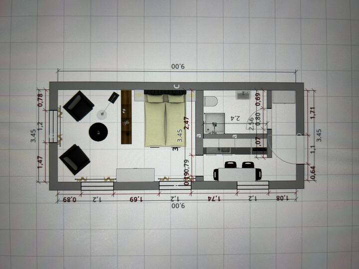 Artistic Touch Pasing, 4 Person, Flex 1-3 Beds - Munique