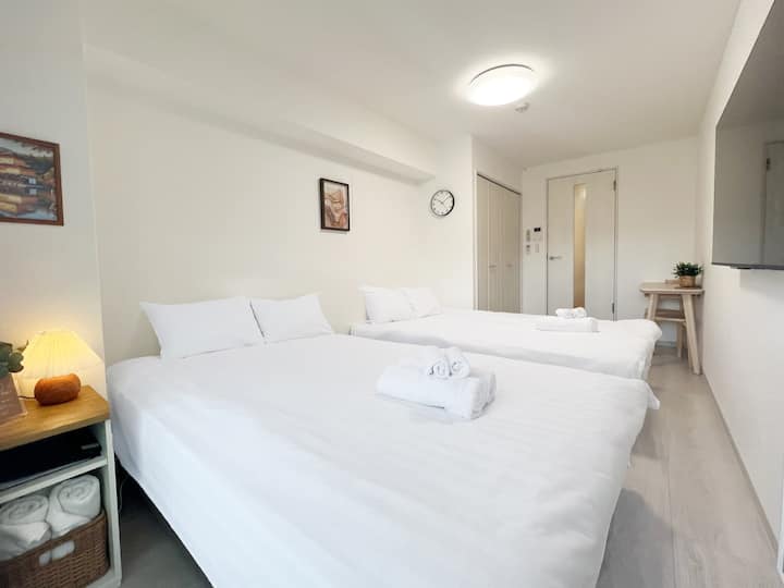 Sr 桜川/ Usj 15min By Train/1min To Station/4people - Osaka