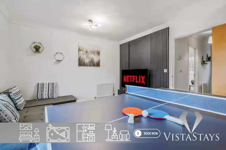 *Midweek Getaway!* Free Park | Pool Table - Manchester