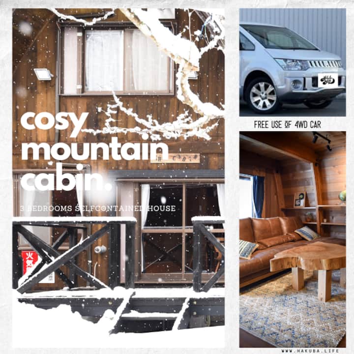 The Cabin With Free Use ４Wd Car | Newly Open 2024 - Hakuba