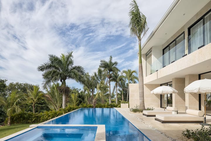 New Modern Ocean View Villa-6 Br - La Romana
