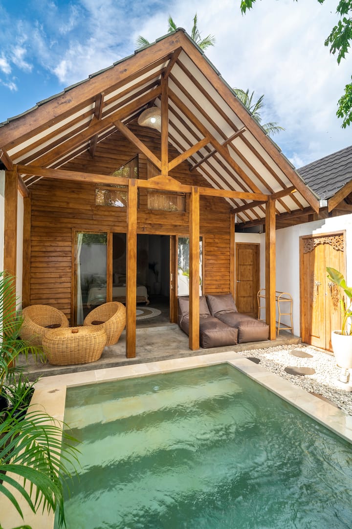Saltwater 1, Serene Villa With A Private Pool - Îles Gili