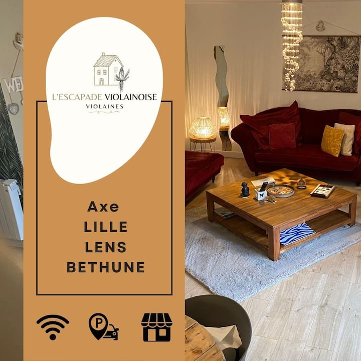 Gîte Familial à 20 Min De Lille, 3 Chambres - Lorgies