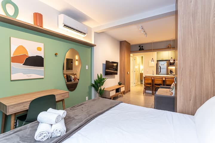 Copanema Studio Reformado E Moderno 200m Da Praia - Copacabana