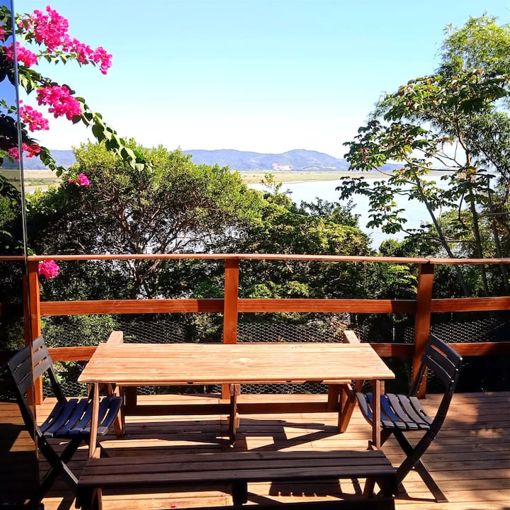 Casa Sunset Mares Do Gancho Com Vista Paradisíaca - Governador Celso Ramos