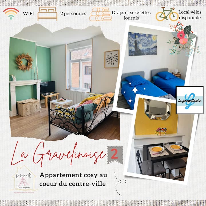 La Gravelinoise 2 : Appartement Cosy Et Lumineux - Gravelines