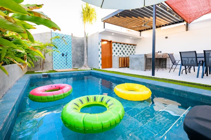 5min D Playa | @Zonador. | Alberca | Bbq | Terraza - Sinaloa