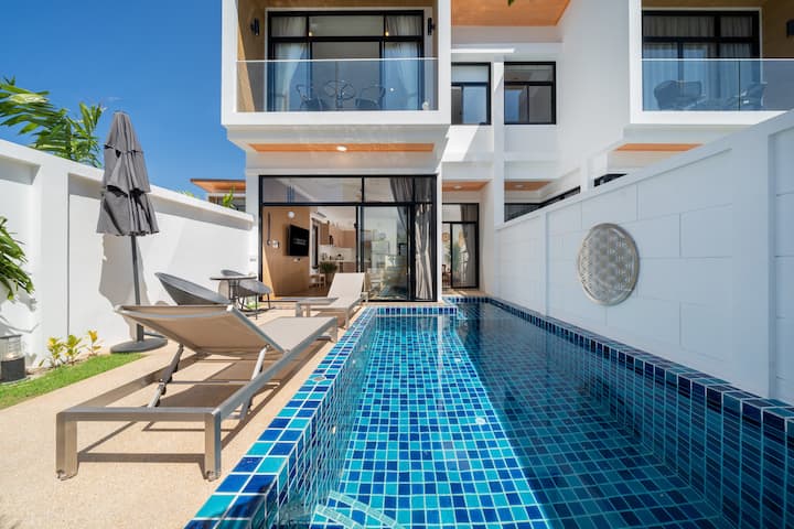 New Designer 3br Tropical Pool Duplex, Kamala - Phuket