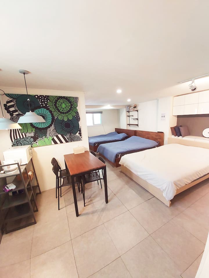 Family Room, Private Bathroom, Blue Boat Hostel - Seoul