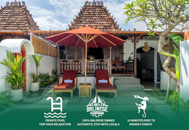 Harmonious Ubud Retreat Poolside Villa For Couples - Indonesia