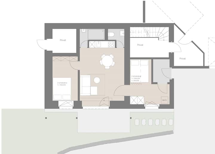 Kuschelige Ferienwohnung Nahe Dem Untersee - Arosa