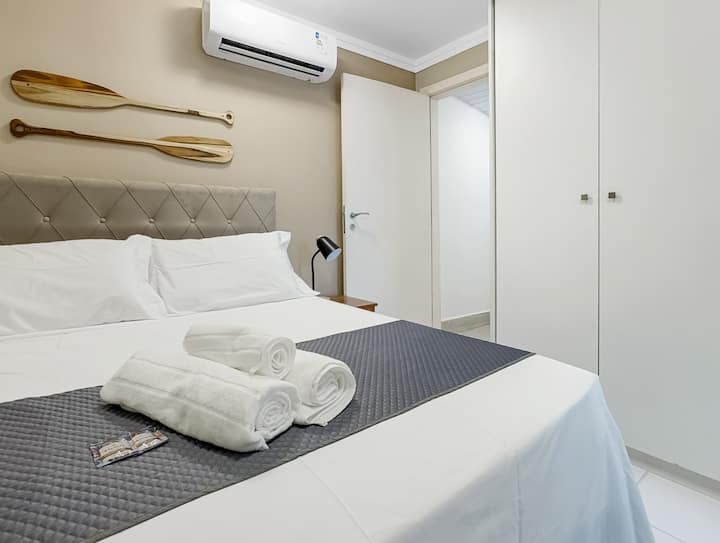 Suite|barbecue|pool|ac|near The Beach - Guarujá