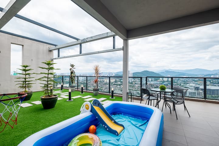 Luxe Penthouse Astoria 2floor 11pax 4br Kidspool - Kuala Lumpur