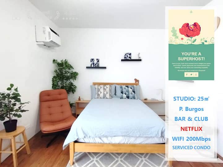 Servlced Condo_21 / Cleanlng / Netfllx / Ac / Wifi - Manila