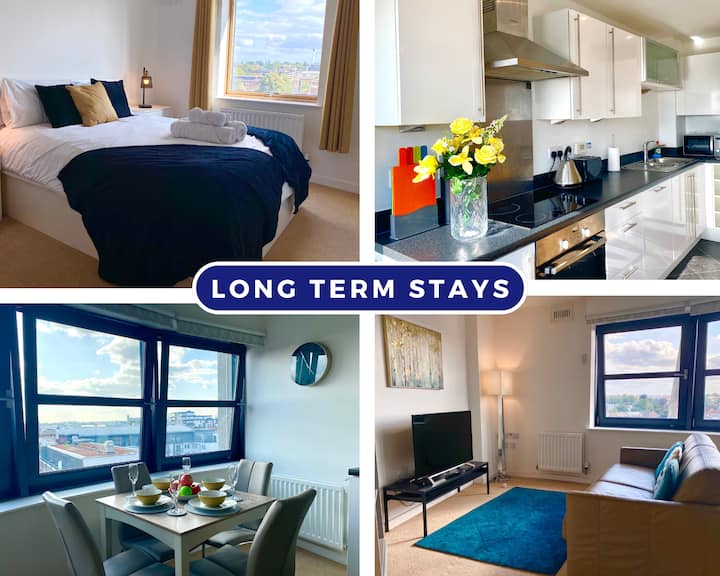Stylish 2-bedroom In Berkshire | Long Term Stays - Reading