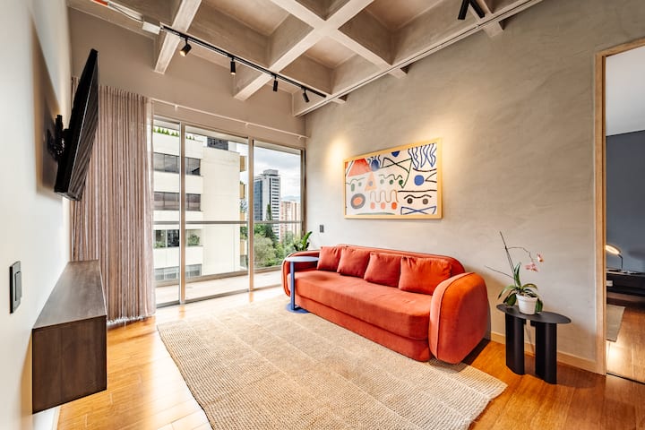 Modern 2br Apt, Balcony, Near Malls & Main Roads - Envigado