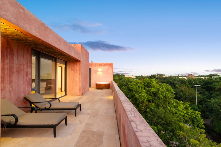 Luxury Penthouse With Jacuzzi By Magnolia Homes - Tulum