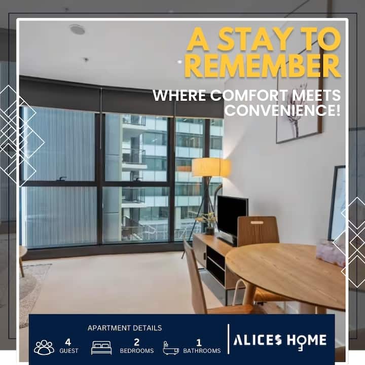Stylish Urban 2br|skytower C17 - Brisbane