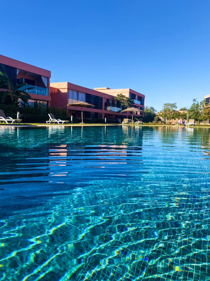 Idéal Famille à Marrakech: Calme, Piscine & Golf - 모로코