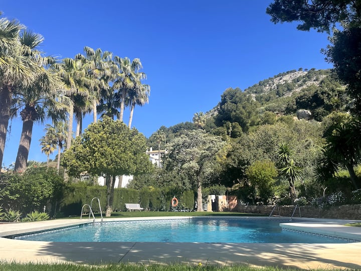 Radhus Med Gemensam Pool Vid Vackra Mijas Pueblo - Mijas