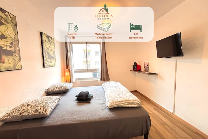 Studio N°16 Rdc Centre Ville Pk Gratuit - Paray-le-Monial