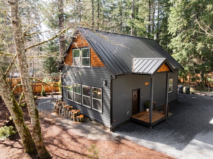 5 Mi To Mrnp*hot Tub*firepit*king Bed* A/c - Ashford, WA