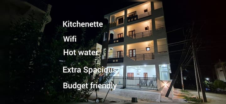 Chiraanya Service Apartment, Kitchen, Wifi, 2bhk-2 - Chikmagalur