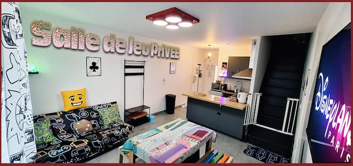 Maison Neuve 15' Disney Salle De Jeux  6 Personnes - Île-de-France