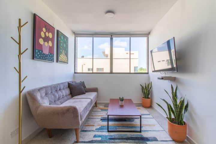 Apt 2br/500mbps/hot Water/ac/pool/gym/near Malecon - Barranquilla