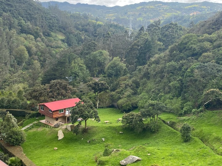 Cabaña Campestre En Madera  "Kermit" - Cundinamarca