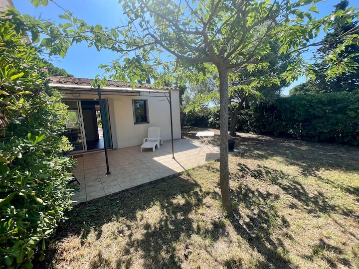 Cap D’agde Tennis/maison/6p/jardin/clim/wifi/park - Agde