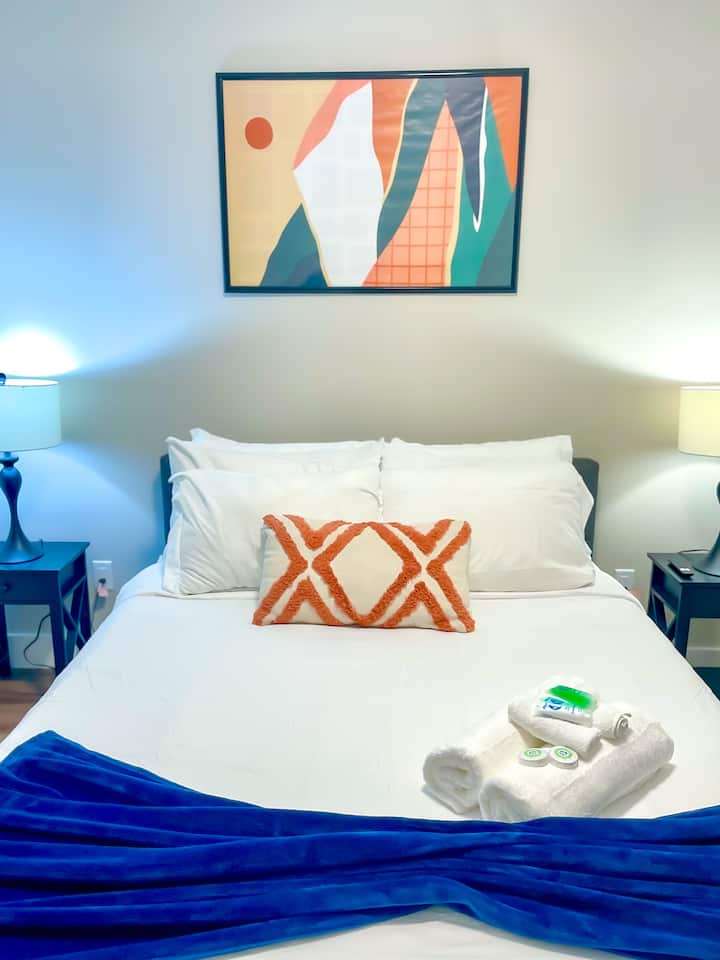 New King *2bdrm* 15mins To Nyc * Ewr *Wifi - New Brighton - Staten Island NY