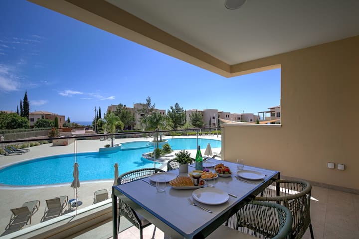 Modern Apartment Mc11 - Sea Views, Aphrodite Hills - Куклиа
